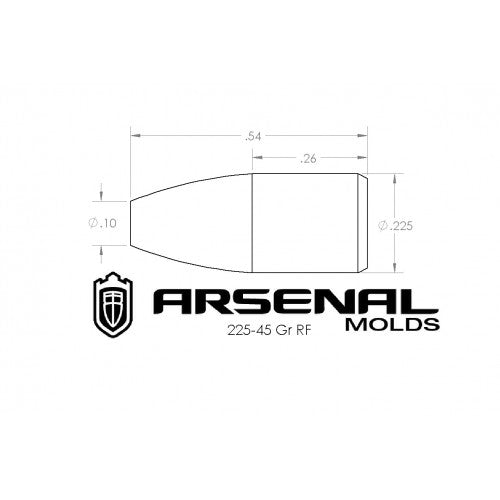 225-45 RF – ARSENAL MOLDS