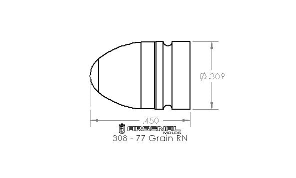 308-75 Grain RN – ARSENAL MOLDS
